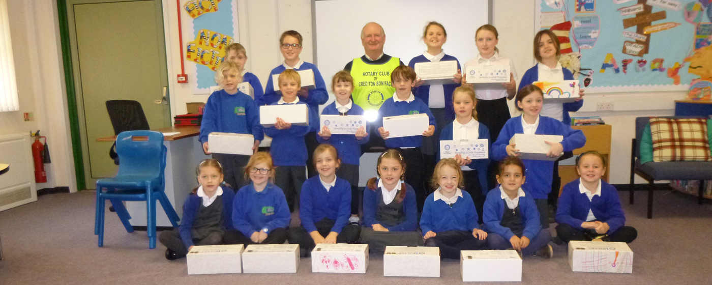 Rotary Shoebox Scheme – Sending boxes of gifts to Eastern Europe