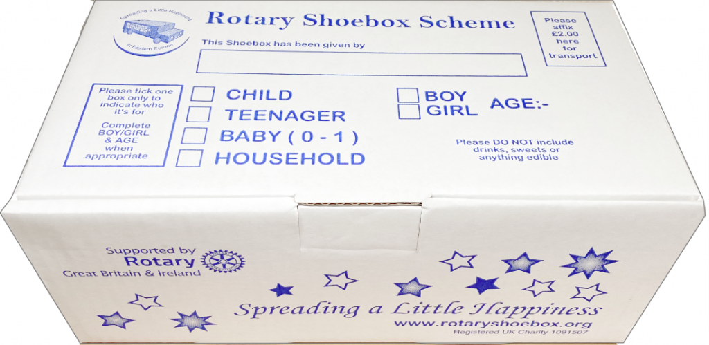 Rotary Shoebox Scheme – Sending boxes of gifts to Eastern Europe