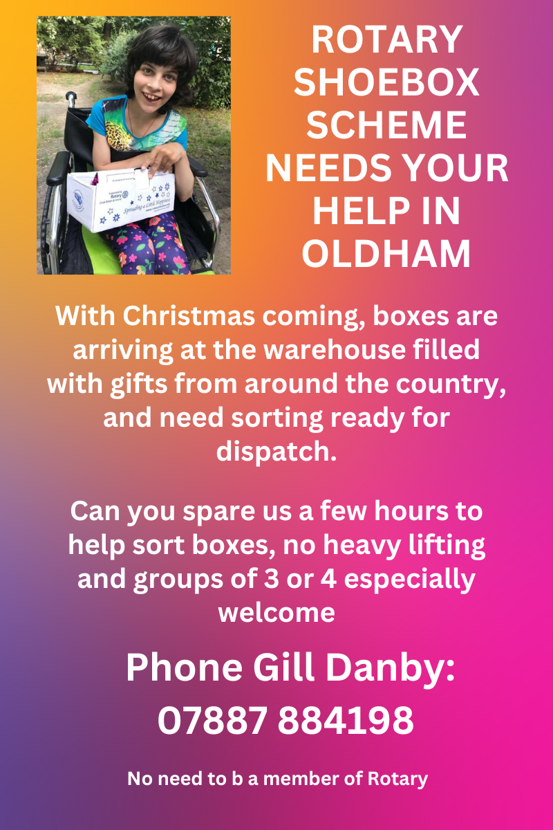 Rotary Shoebox Scheme – Sending boxes of gifts to Eastern Europe