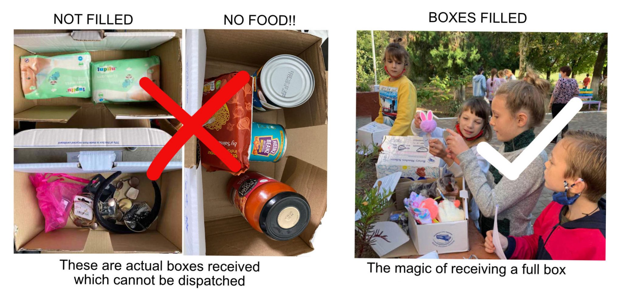 Order Boxes – Rotary Shoebox Scheme